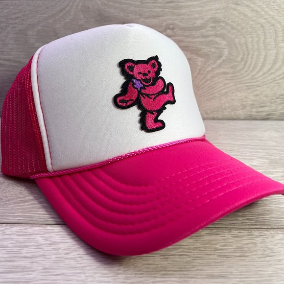 OTTO | Accessories | New Vintage Style Grateful Dead Pink Bear Trucker ...